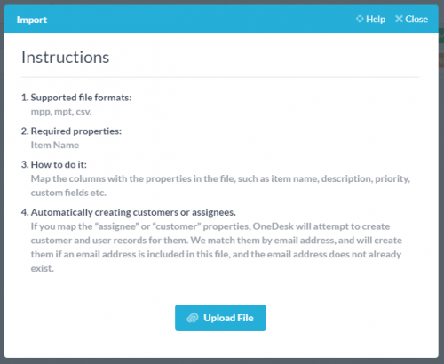 How to create & use a template project in OneDesk | How to use OneDesk