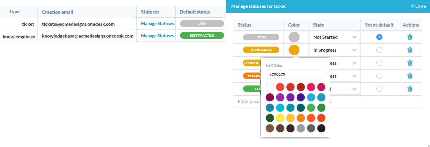 lifecycle of ticket status - OneDesk lifecycle of ticket status - OneDesk