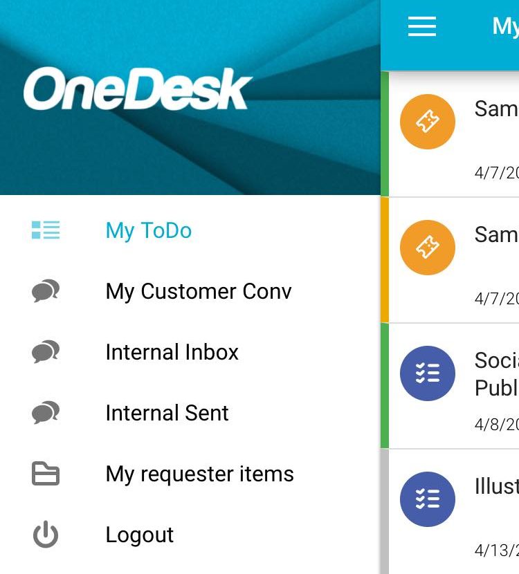 Help Desk Mobile App - Signup for Free Trial | OneDesk Help Desk Mobile App - Signup for Free Trial | OneDesk